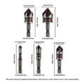 Flute Countersink Drill Bit With Hex Shank For Chamfering And Boring ...