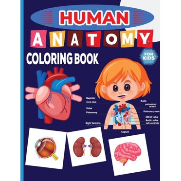 Human Anatomy Coloring Book For Kids : An Entertaining Guide to the ...
