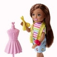 Barbie, Chelsea Can Be Fashion Designer Doll, Brunette, 8 Accessories ...