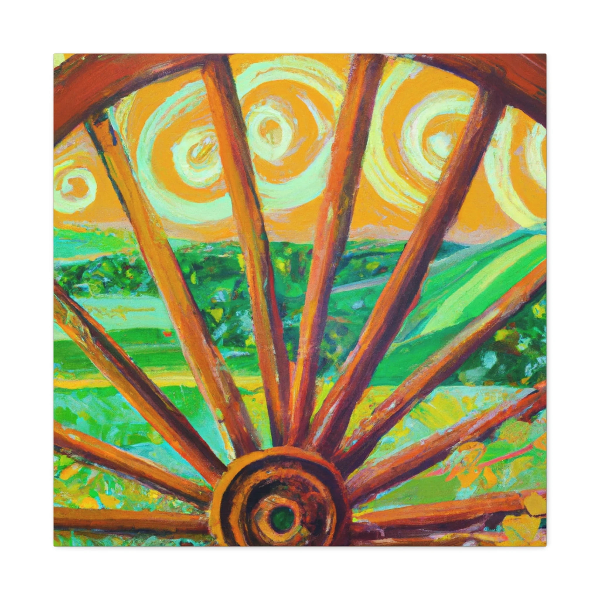 Wheel Within a Wheel - Canvas - Walmart.com