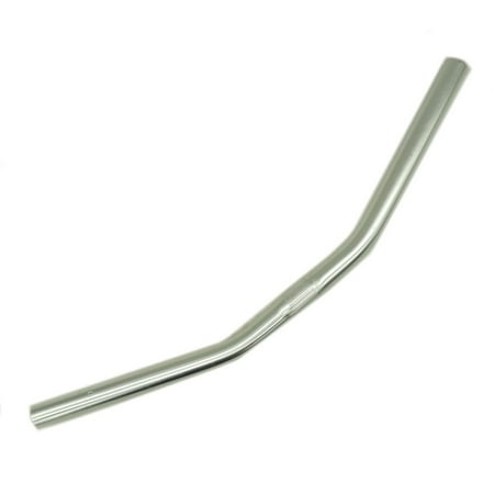 WIDE LOW RISE SATIN SILVER MTB BIKE HANDLEBARS Flat/Riser bar 25.4mm ...