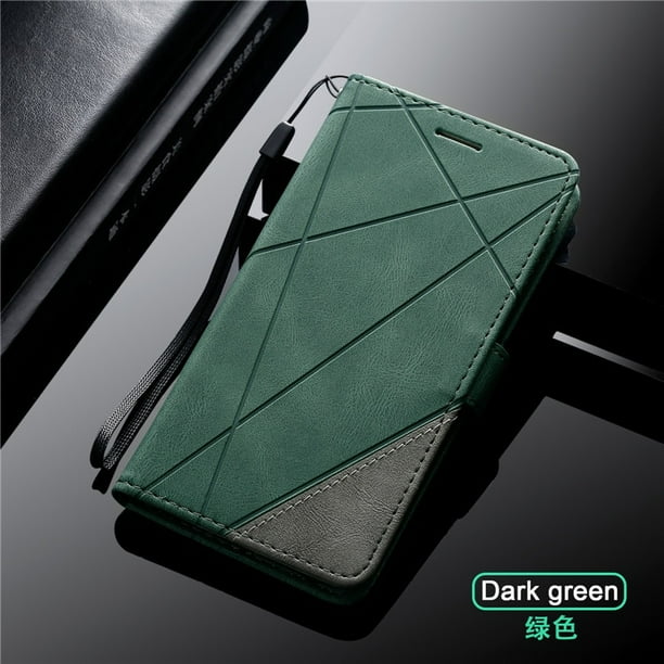 Funda de teléfono con tapa de cuero para Samsung Galaxy S7 Edge S8 S9 ...
