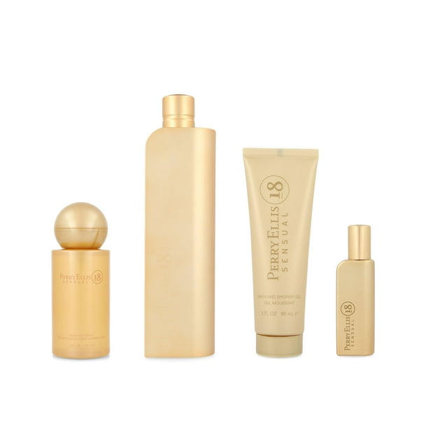 Set Perry Ellis 18 Sensual 4Pzs Perry Ellis 100ml EDT | Bodega Aurrera ...