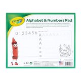 Crayola Alphabet and Numbers Pad, Learn Your ABC's and 123's, 30 Pages ...
