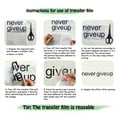 1pc PVC Wall Stickers for Wall Decoration Inspiring Quote Word 39x98cm ...