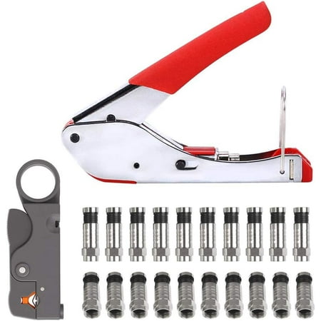 Coaxial Cable Stripper Pliers Coaxial Cable Crimper Handheld Crimping ...