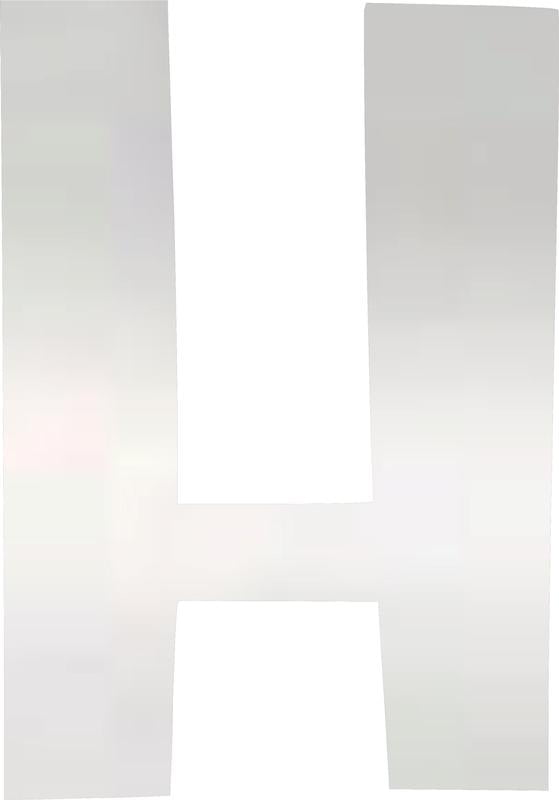 Acrylic Letter H Blank Craft, 8'' Tall Clear Custom Wedding Reception Signage, DIY - Walmart.com