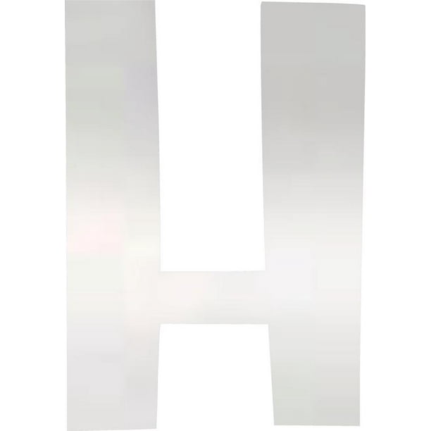 Acrylic Letter H Blank Craft, 10'' Tall Clear Custom Wedding Reception Signage, DIY - Walmart.com