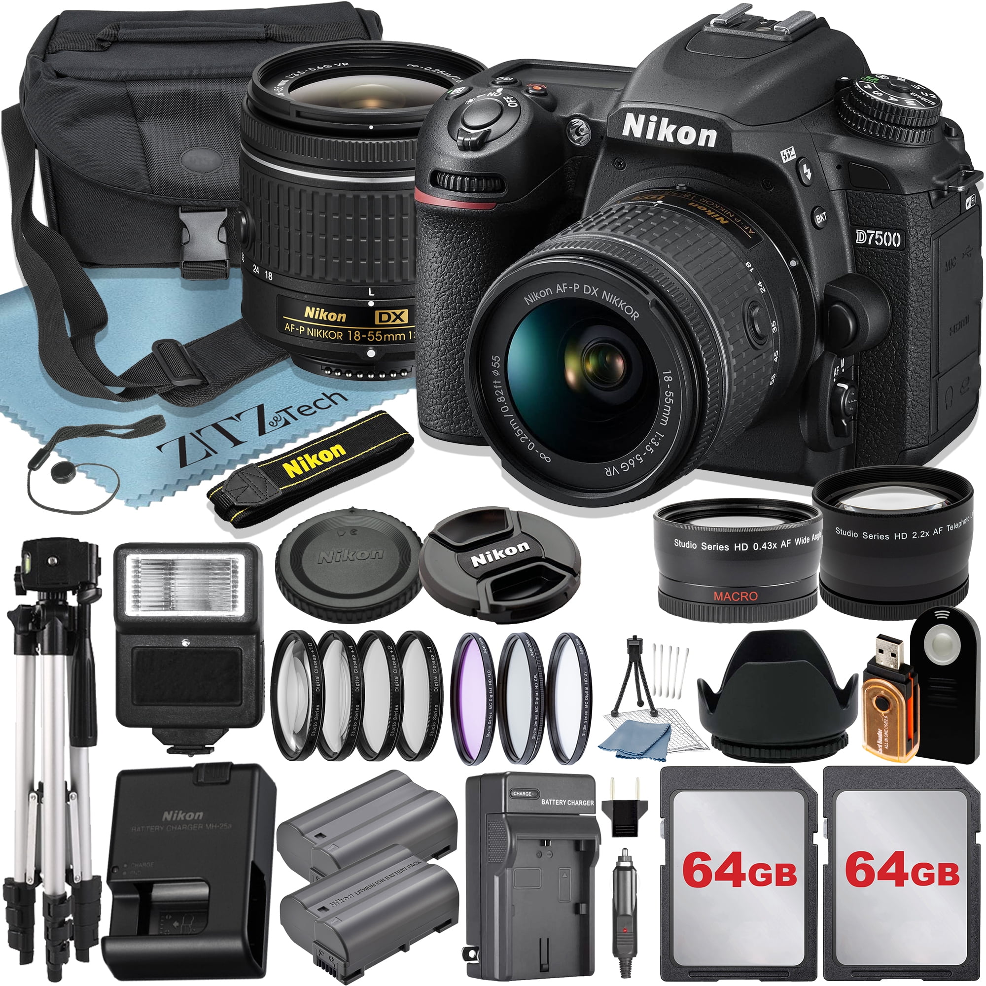 Click here for Nikon D7500 Dslr Camera With 18-55mm Lens + 2pcs 6... prices