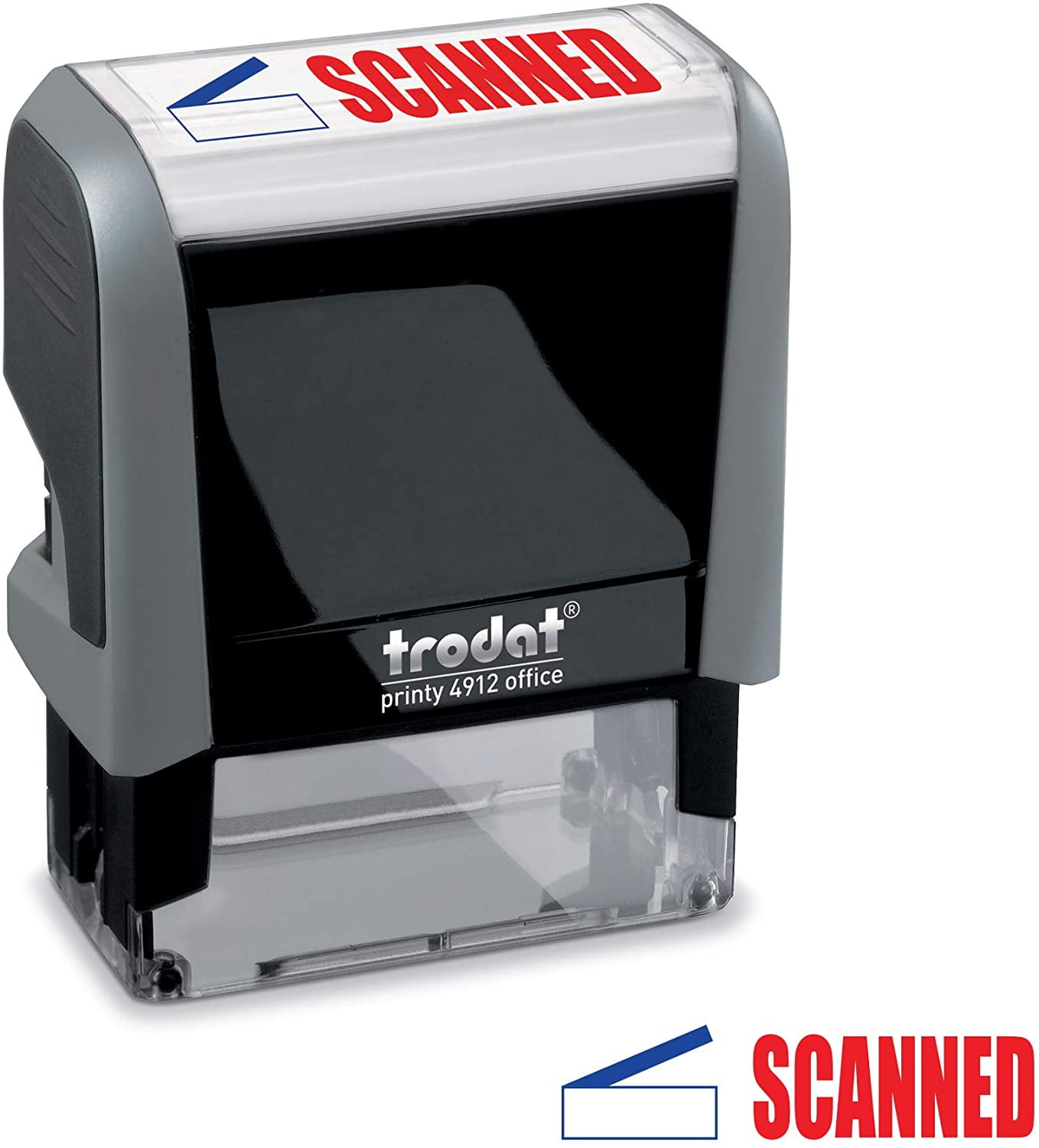 Trodat Printy 4912 Self-Inking Message Stamp, Scanned - Walmart.com
