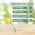 Keego Tension Rod Blinds Draw Rod for Cordless Cellular Shades, 13 ...