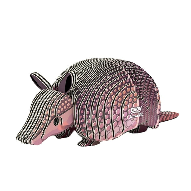 Puzle 3D Eugy Armadillo, 42 piezas, ecológico, para niños mayores de 6 años | Bodega Aurrera en ...