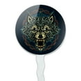 Fenrir Fierce Snarling Wolf In Chains Norse Mythology Cupcake Picks ...