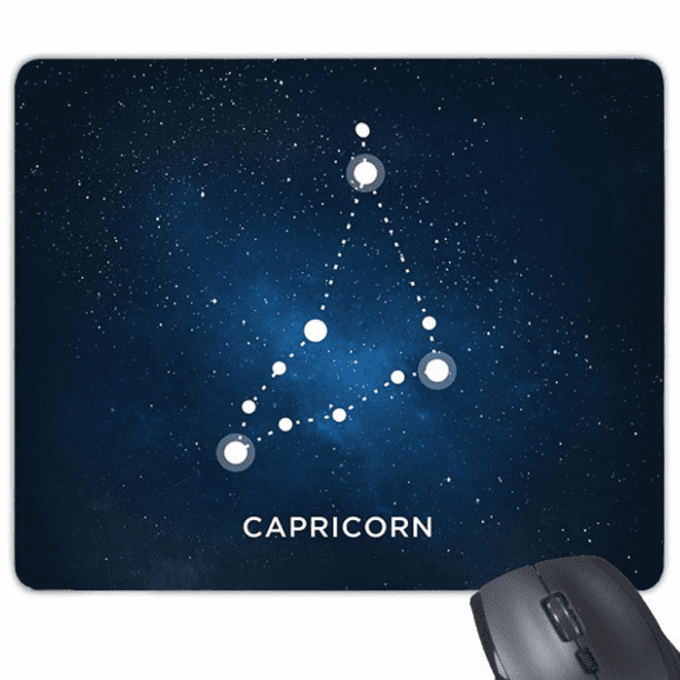 Capricorn Constellation Zodiac Sign Mouse Pad Non-Slip Rubber Mousepad Game Office - Walmart.ca