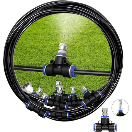 REDTRON 32.8FT Mist Cooling System, Patio Misting System with 10 ...