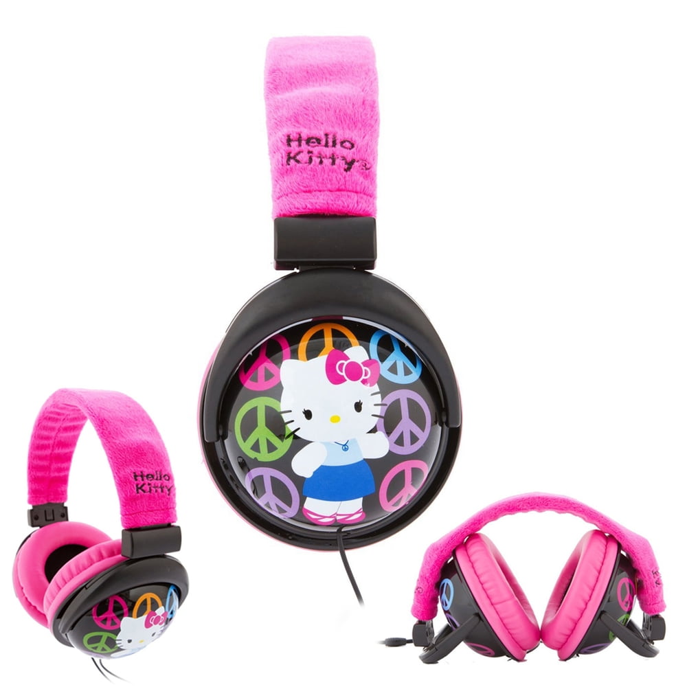 Sakar Hello Kitty Plush Headphones, Pink - Walmart.com