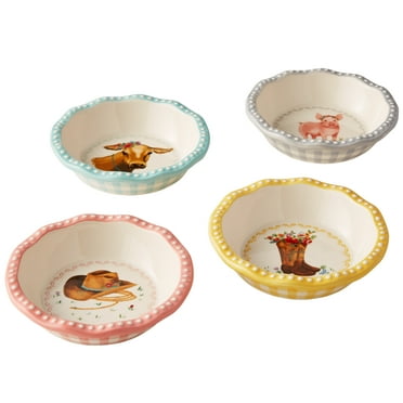 The Pioneer Woman Vintage Floral 5" Mini Pie Plates, Set of 4 - Walmart.com