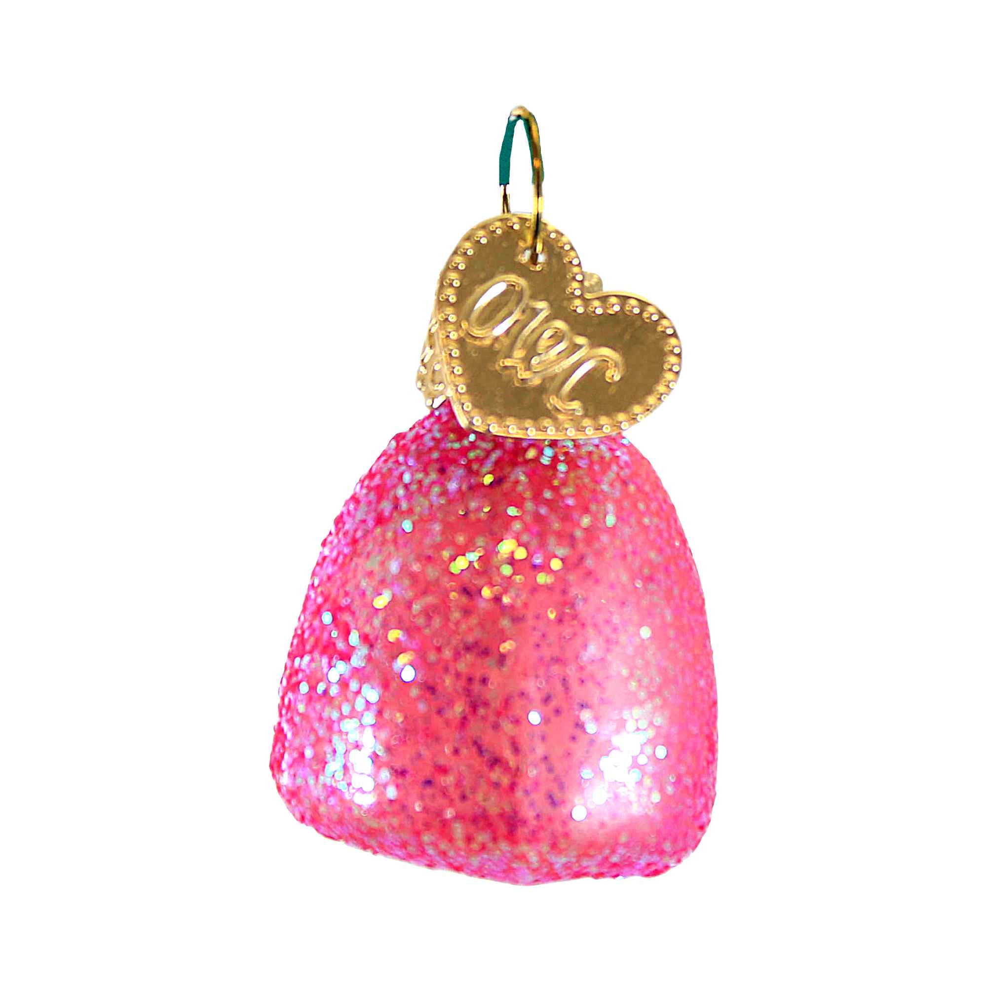 Old World Christmas 1.25 Inches Tall Strawberry Gum Drop Glass Ornament ...