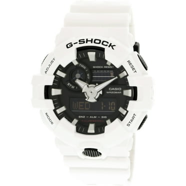 Casio Men's G-Shock Analog-Digital Tough Solar Watch, White - Walmart.com