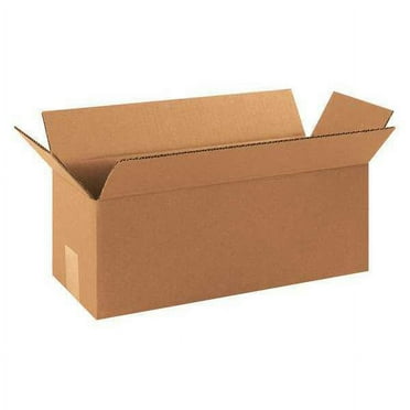 ZoroSelect Multi-Depth Corrugated Boxes, 16" x 16" x 16", Kraft, 10 ...