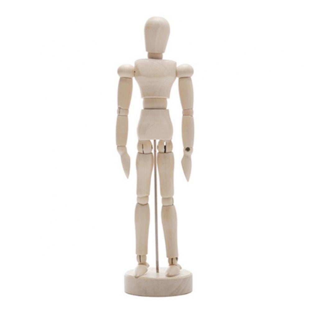Flexible Wooden Mannequin Model Moveable Wooden Artists Manikin Figure ...