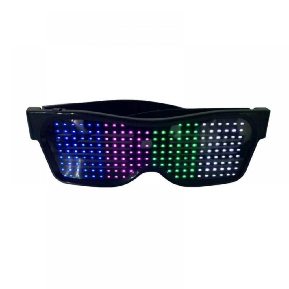Customizable Bluetooth LED Glasses for Raves, Festivals, Fun, Parties ...