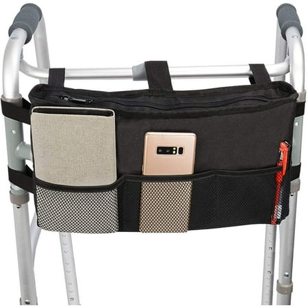 Walker Storage Bag - Walker Attachment Storage Bag for Handicap ...