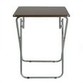 Home Basics Multi-Purpose Foldable Table, Cherry - Walmart.com