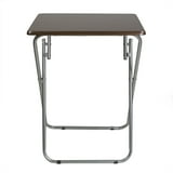 Home Basics Multi-Purpose Foldable Table, Cherry - Walmart.com
