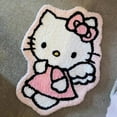 Sanrio Hello Kitty Carpet Kawaii Angle Kitty Plush Fluffy Rug Cartoon ...