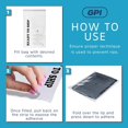 GPI 14” x 20” Self-Sealing Bags Permanent Seal Polybags with ...