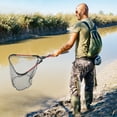 Onaparter Fishing Net Fishnets Hand Dip Extendable Landing Equipment ...