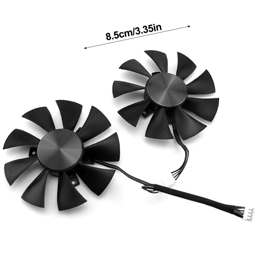 Buy 1 Pair Video Card Cooling Fans DC12V 0.35AMP Fans with 4 Pin ...