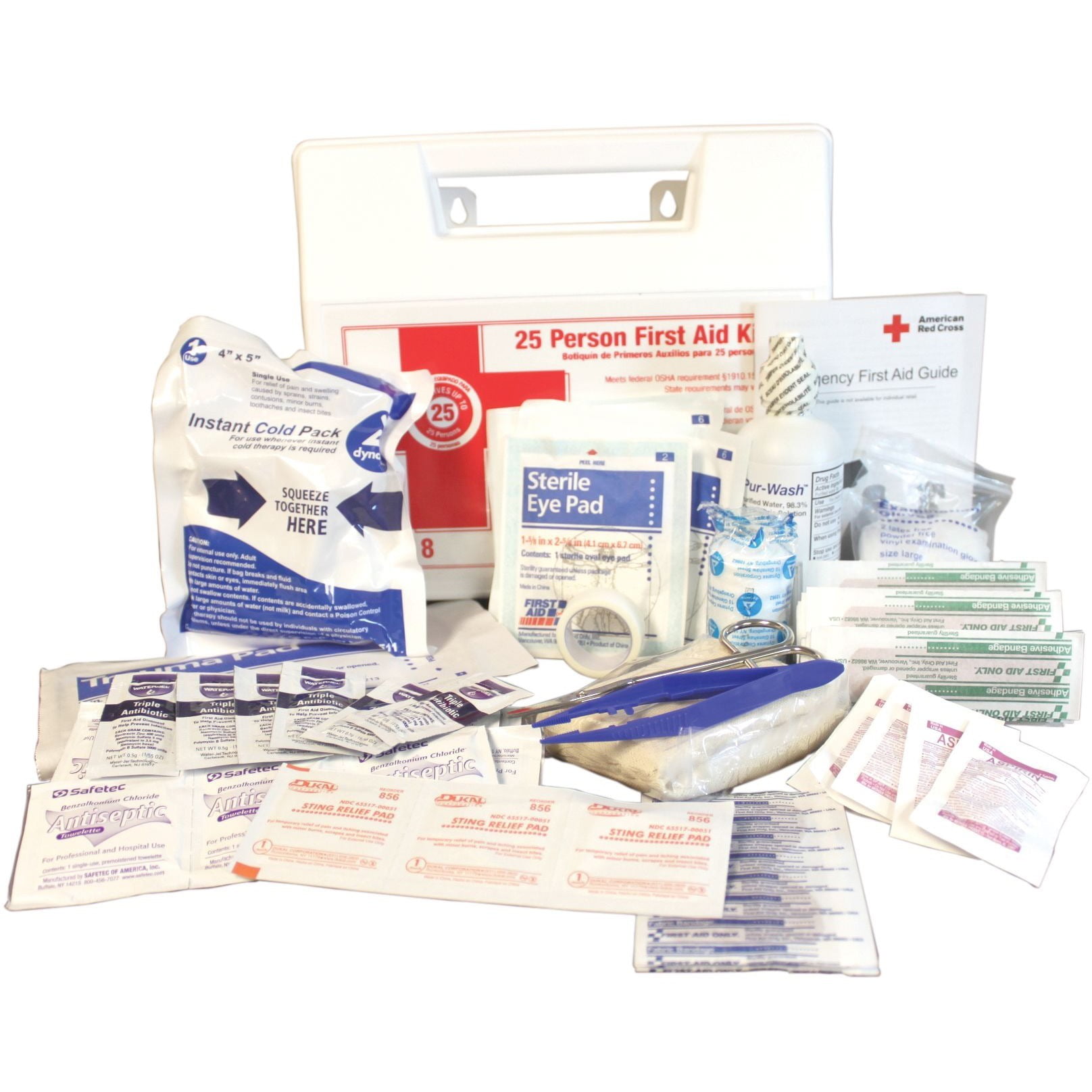 25-Person First Aid Kit - Walmart.com - Walmart.com