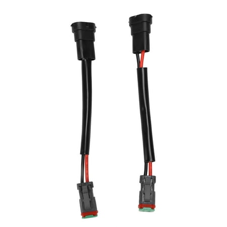 ANGGREK Work Light Wiring Harness,2pcs DT Female To H11 Male Conversion ...