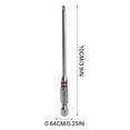 Magnetic Screwdriver Bit Set, Hex Shank Drill Bits Strong Magnetic ...