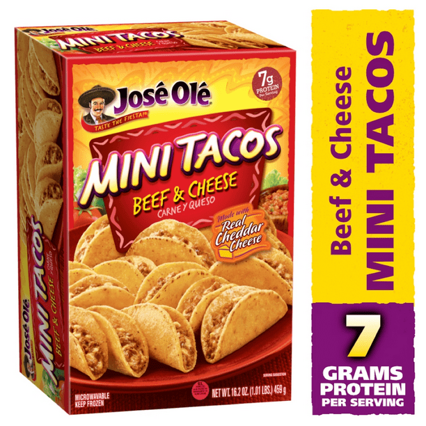Jose Ole Beef And Cheese Mini Tacos 162 Oz