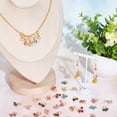 1Set 80Pcs 20 Styles Natural Mixed Gemstone Pendants Facted Gems Charms ...