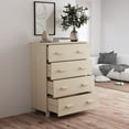 vidaXL Sideboard Buffet Console Cabinet for Kitchen HAMAR Solid Wood ...