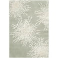 SAFAVIEH Soho Fiesta Celebration Wool Area Rug, Grey/Ivory, 6' x 9 ...