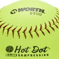Worth Hot Dot ASA/USA Slowpitch Softballs, 12 inch, 4-Pack - Walmart.com