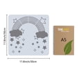 1 pc PET Plastic Drawing Painting Stencils Templates Square White ...