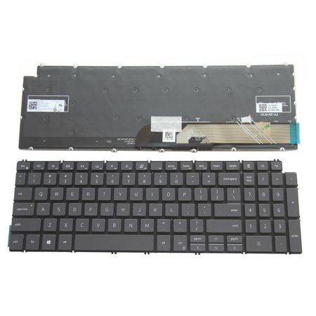 New Dell Inspiron 15 7590 7591 Gray Backlit US English Keyboard ...