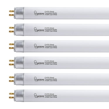 GE Ecolux Fluorescent Light Bulb - 32W, T8, Medium Bi-Pin Base, 3500K ...