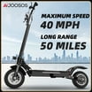 Free Shipping! MotoTec Thor 60v 2400w Lithium Electric Scooter Black ...