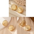 AOOOWER Small Shells Shaped Earring Vintage Piercing Earring Statement ...