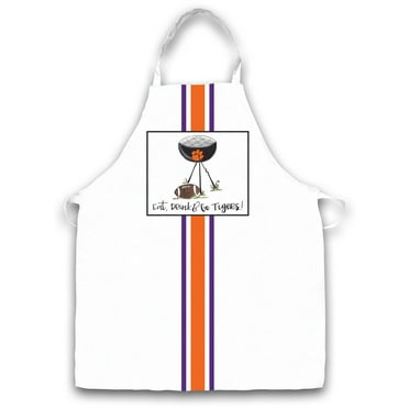 Clemson Tigers Tailgating or Grilling Apron With 9" Pocket, Fully ...