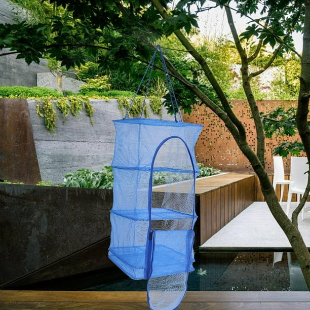 Blue Mesh Dry Net Drying Net, Folding Dry Net, For Home Herbs ...