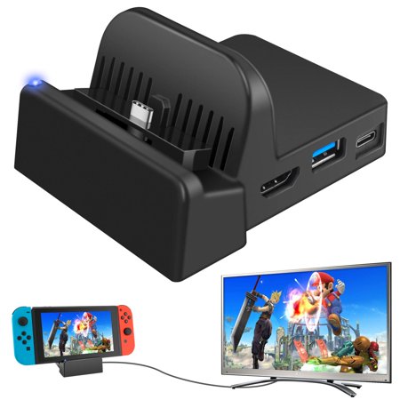 Nintendo Switch Tv Docking Station, Switch Dock Charging Station Mini ...
