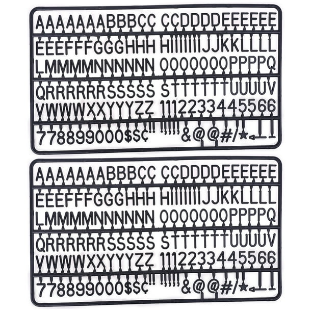 2 Set Felt Board Letters and Numbers Felt Board Characters Reusable Pre ...